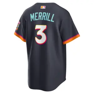 Nike Jackson Merrill San Diego Padres City Connect Mlb Stadium Jersey - Black