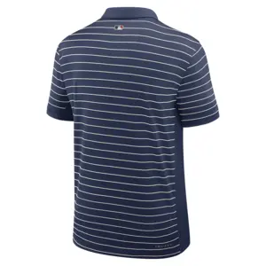 Nike Cleveland Guardians City Connect Striped Victory Dri-fit Mlb Polo - Blue