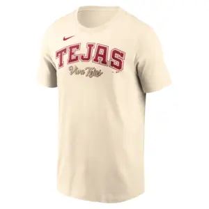 Nike Texas Rangers City Connect Wordmark Mlb T-shirt - Brown