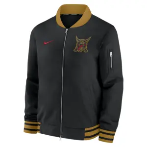 Nike Pittsburgh Pirates City Connect Bomber Jacket - Black