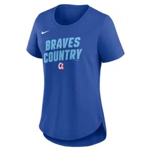 Nike Atlanta Braves Mlb T-shirt - Blue