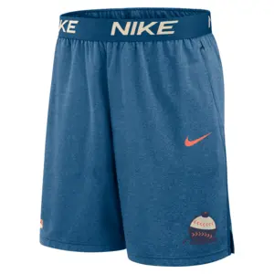 Nike Milwaukee Brewers City Connect Dri-fit Mlb Shorts - Blue