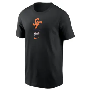 Nike San Francisco Giants City Connect 2-hit Mlb T-shirt - Black