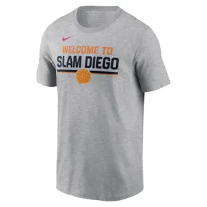 Nike San Diego Padres Stacked City Connect Men's Mlb T-shirt Grey