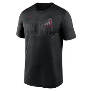 Nike Arizona Diamondbacks Knockout Team Legend Dri-fit Mlb T-shirt - Black