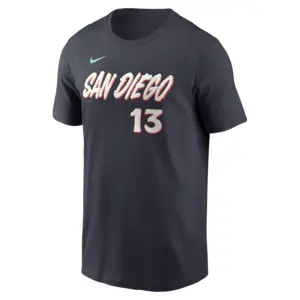 Nike Manny Machado San Diego Padres City Connect Mlb T-shirt - Black