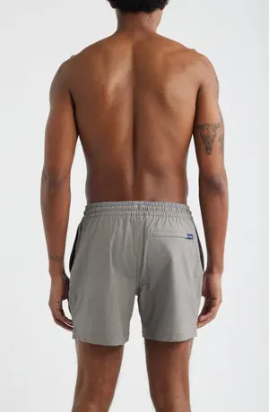 CHUBBIES 5.5-inch Swim Trunks - Medium Grey - Solid