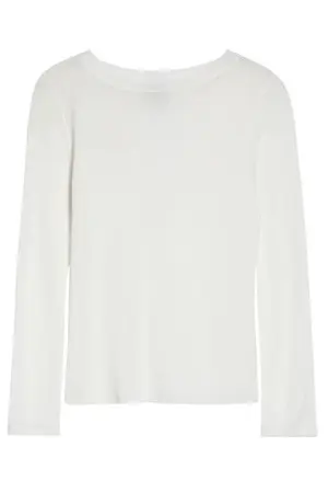 Posse Aimee Knit Boat Neck Top - Ivory