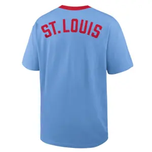 Nike St. Louis Cardinals Cooperstown Ringer Mlb T-shirt - Blue