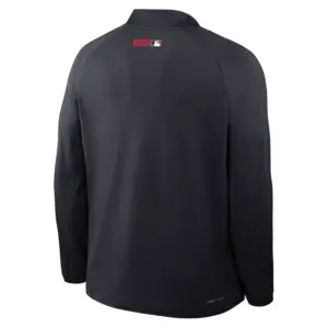Nike Minnesota Twins Authentic Collection Dri-fit Mlb 1/2-zip Long-sleeve Top - Blue