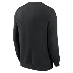 Nike Los Angeles Dodgers Wordmark Mlb Pullover Crew - Black