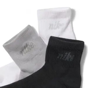 Nike Everyday Elevated Ankle Socks - Black