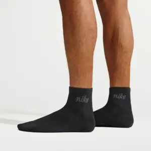 Nike Everyday Elevated Ankle Socks - Black