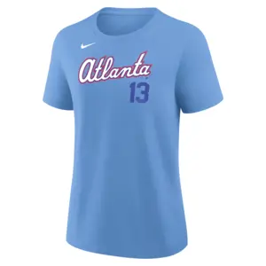 Nike Ronald Acuna Jr. Atlanta Braves City Connect Mlb T-shirt - Blue