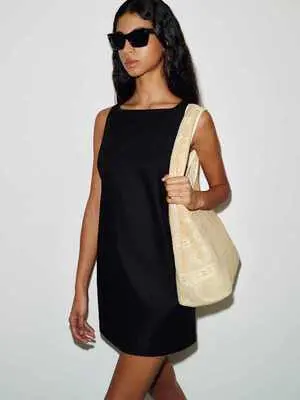 REFORMATION Daxston Dress - Black