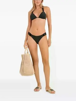 DEL MAAR Crochet-flower Bikini Top