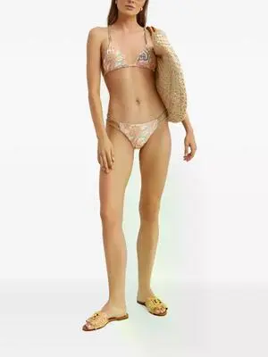 DEL MAAR Taba Paisley Bikini Top