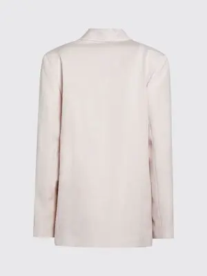 Loulou De Saison Shawl Collar Double Breasted Jacket - Pink