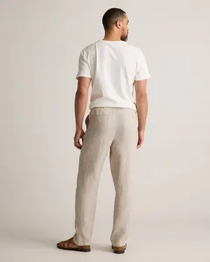 Quince 100% European Linen Trousers - Flax