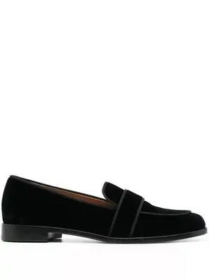 AQUAZZURA Martin Round-toe Penny Loafers