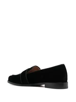 AQUAZZURA Martin Round-toe Penny Loafers