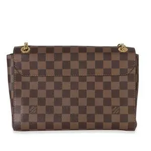 LOUIS VUITTON Damier Ebene Canvas Vavin Pm - Brown