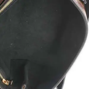 LOUIS VUITTON Damier Ebene Canvas Vavin Pm - Brown