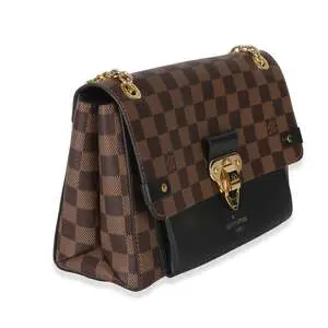 LOUIS VUITTON Damier Ebene Canvas Vavin Pm - Brown