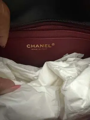 Chanel Quilted Lambskin Top Handle Flap Bag