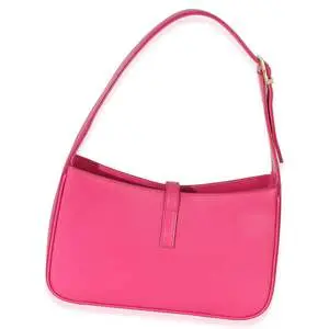 Saint Laurent Smooth Calfskin Le 5 A 7 Hobo - Pink