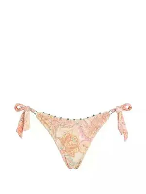 DEL MAAR Nawi Paisley Bikini Bottoms - Neutrals