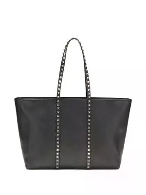 Valentino Garavani Rockstud Shopping Bag In Grainy Calfskin