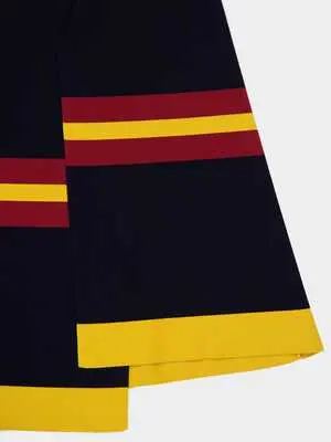 PAULA Alba Multi Stripes Jacquard Knitted Cape