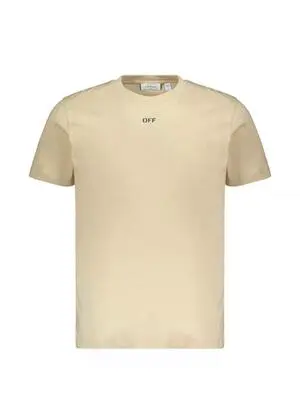 Off-White Arrows Logo-print T-shirt - Neutrals