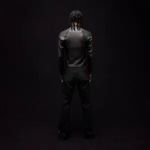 Gucci Grainy Leather Zip Jacket