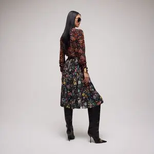 Gucci Printed Silk Shirt With Self-tie Bow