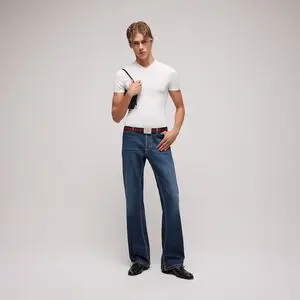 Gucci Stretch Cotton Denim Pants - Blue