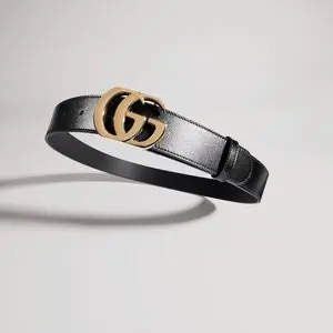 Gucci Gg Marmont Belt - Black