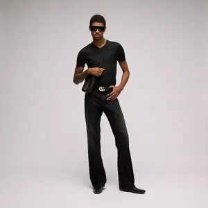 Gucci Gg Marmont Belt - Black