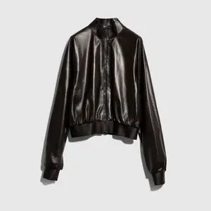 Gucci Nappa Leather Bomber Jacket
