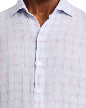 Peter Millar Frisbee Linen Sport Shirt