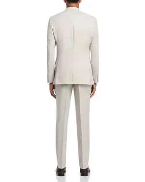 BOSS Slim Fit Double Breasted Suit - Open Grey