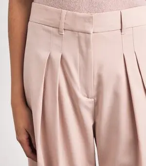 ME+EM Pleated Tailored Trousers - Pink