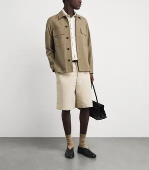 Paul Smith Cotton-blend Twin-pocket Overshirt - Green