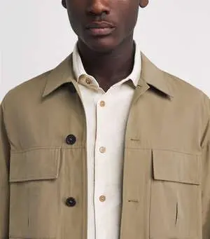 Paul Smith Cotton-blend Twin-pocket Overshirt - Green