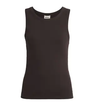 ME+EM Stretch-cotton Tank Top
