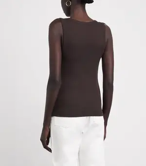 ME+EM Stretch-cotton Tank Top