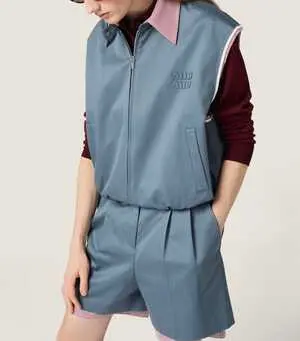 Miu Miu Cotton Chino Vest