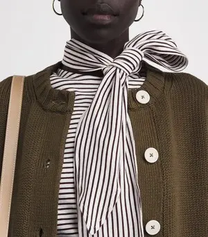 ME+EM Striped Tank With Scarf