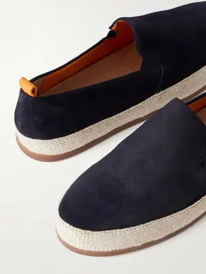 Mulo Weekender Suede Espadrilles - Blue